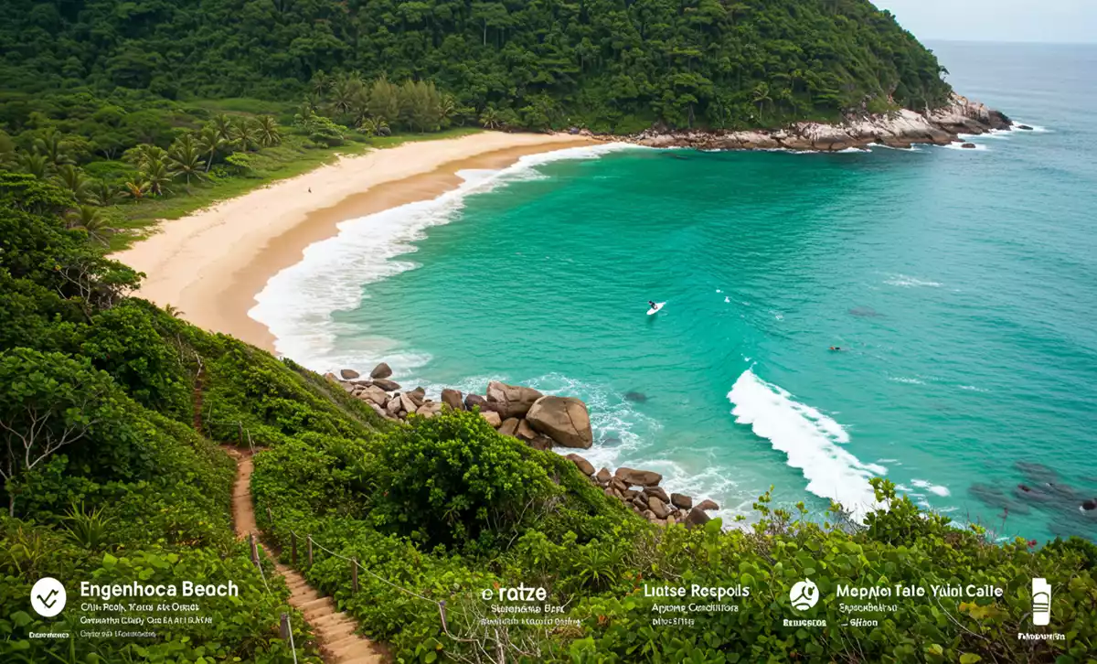 Praia da Engenhoca: Guia da joia de Itacaré com trilha e surf