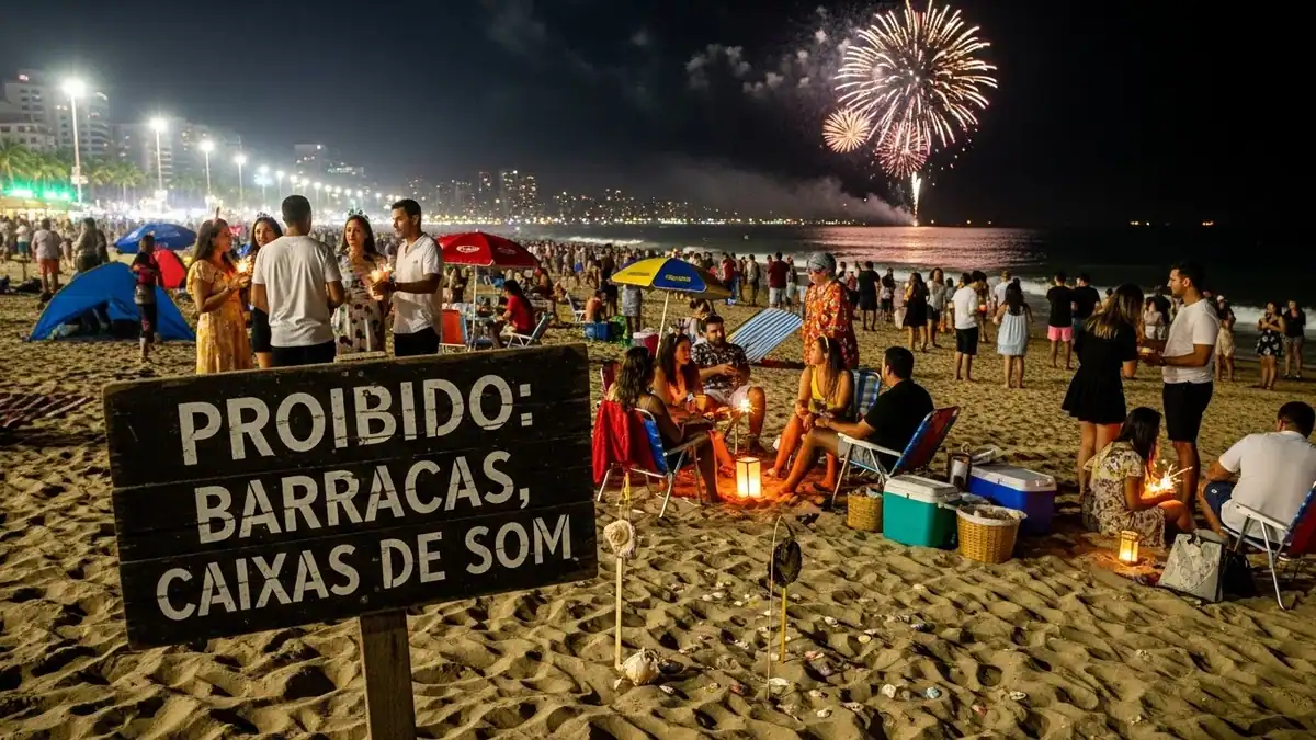 Réveillon nas praias do ES: O que é proibido levar para a areia na ...
